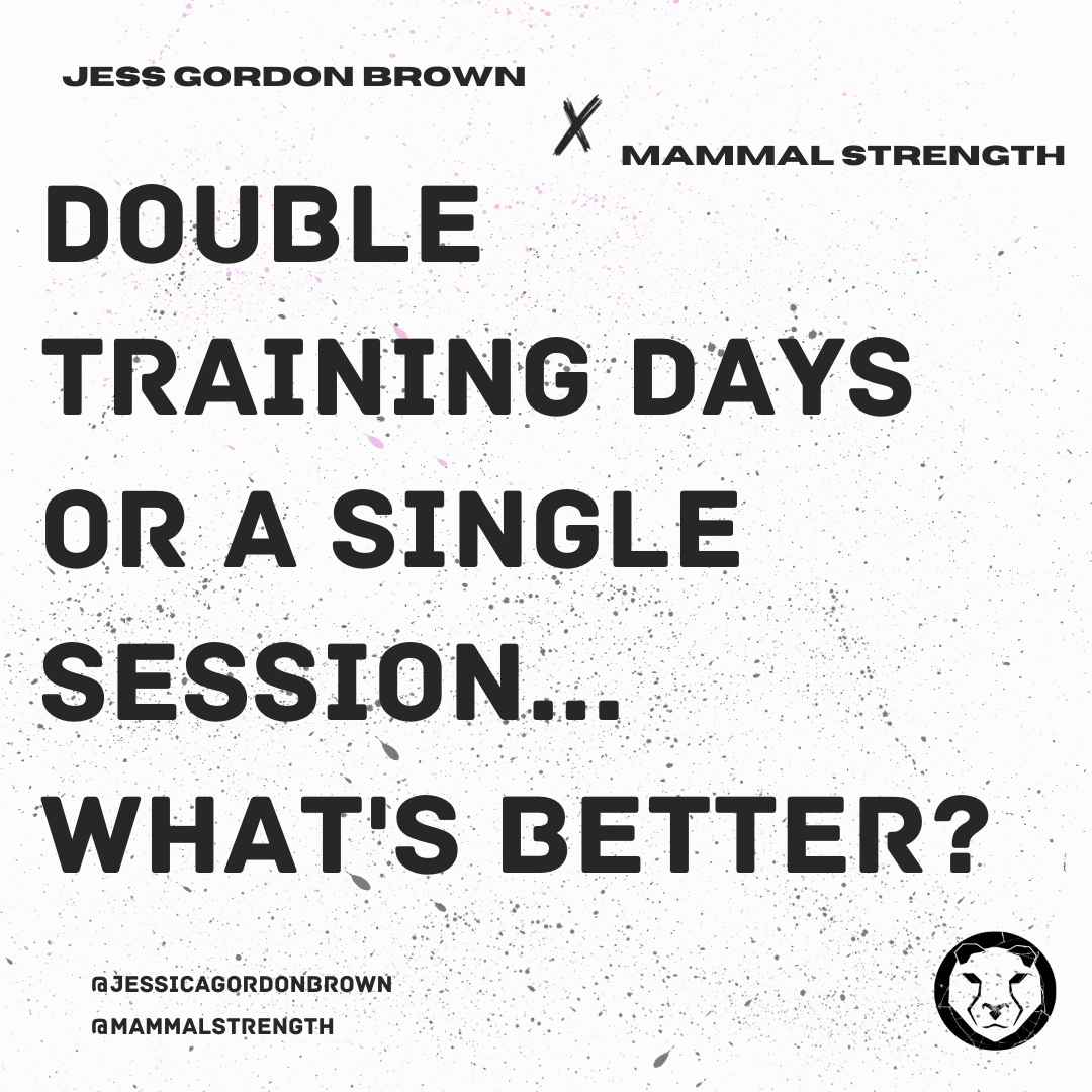 Double Training Days vs One Long Session: Which Is Better? | Mammal ...